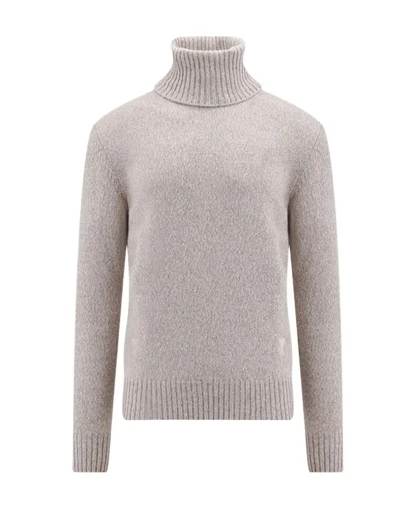 AMI Paris De Coeur Roll Neck Knitted Jumper