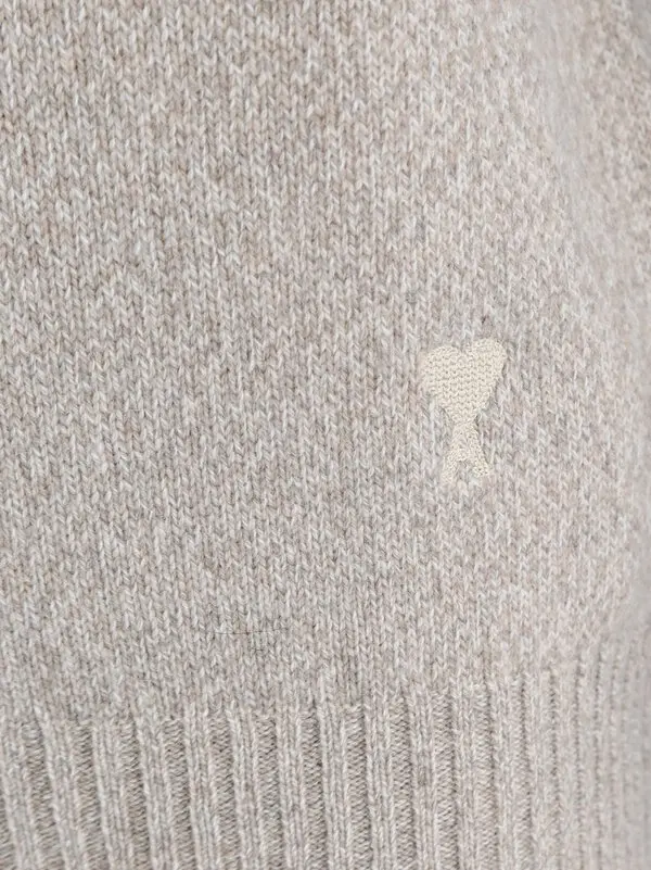 AMI Paris De Coeur Roll Neck Knitted Jumper