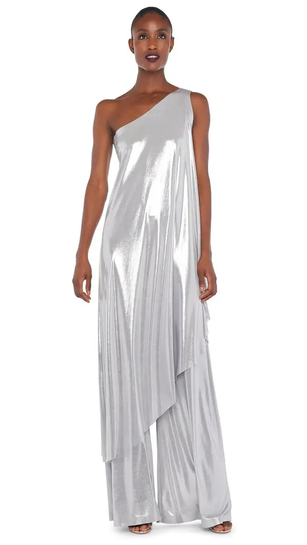 Norma Kamali One-shoulder Asymmetric Tunic