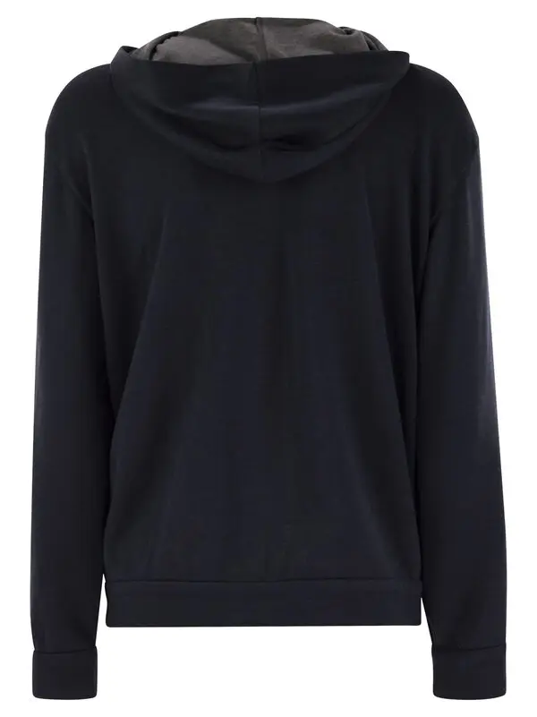 Brunello Cucinelli Zip-up Hoodie - Dark