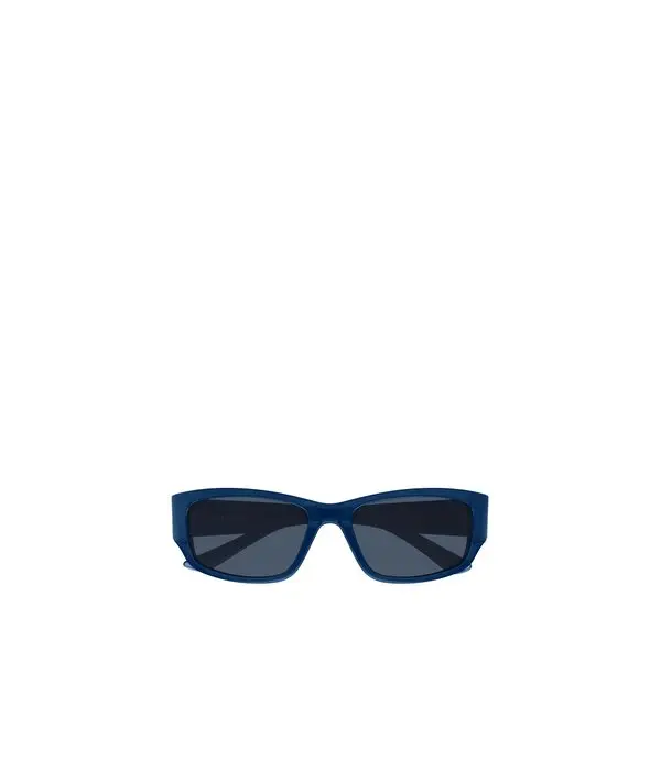 Balenciaga Rectangle Frame Sunglasses - Blue