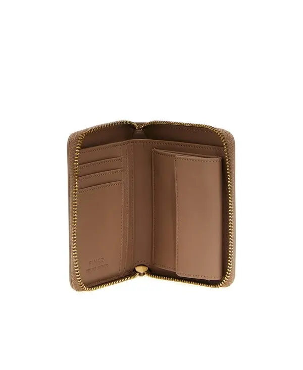 Pinko Logo Plaque Zip-around Wallet - Brown