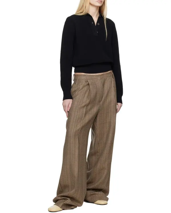 Studio Nicholson Chesapeake Long Sleeve Polo Top