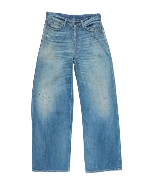 Acne Studios 1981 Loose Fit Jeans - Medium Blue