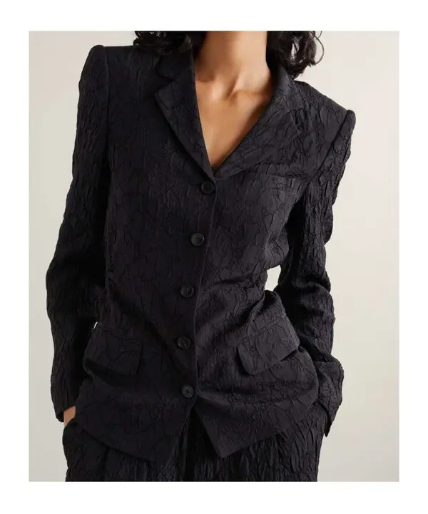 Dries Van Noten Single-breasted Blazer - Black
