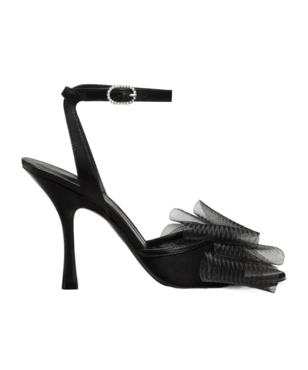 STUART WEITZMAN Bow Detail High Heel Sandals