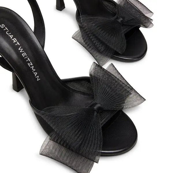 STUART WEITZMAN Bow Detail High Heel Sandals