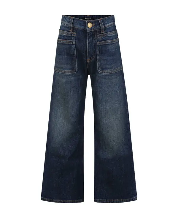 Balmain Mid-rise Straight-leg Jeans - Black