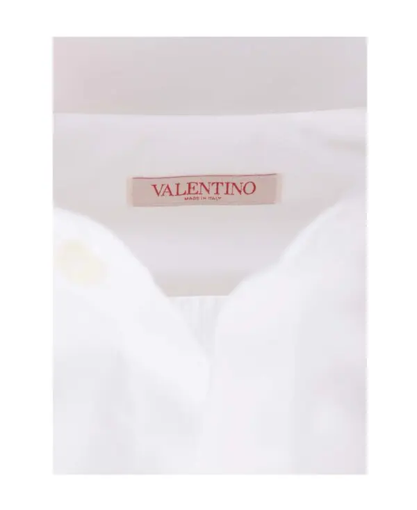 Valentino Garavani Buttoned Curved Hem Shirt