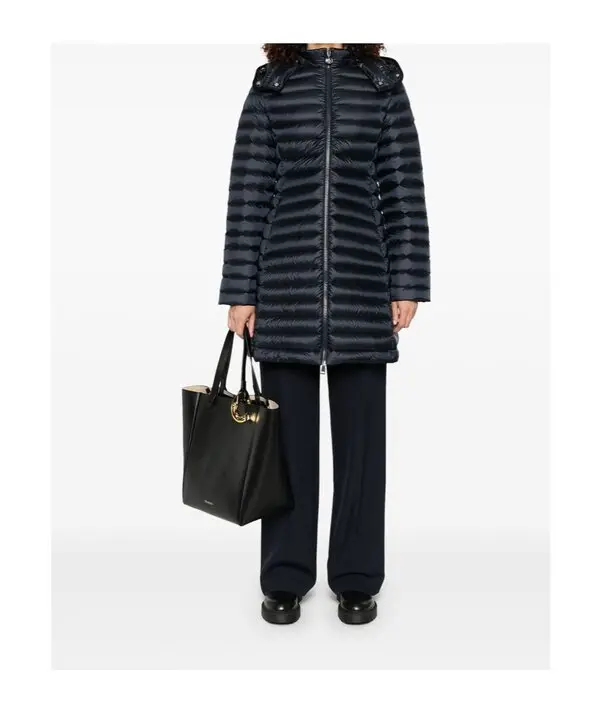 Moncler Long Sleeve Quilted Hooded Zip-up Padded Jacket