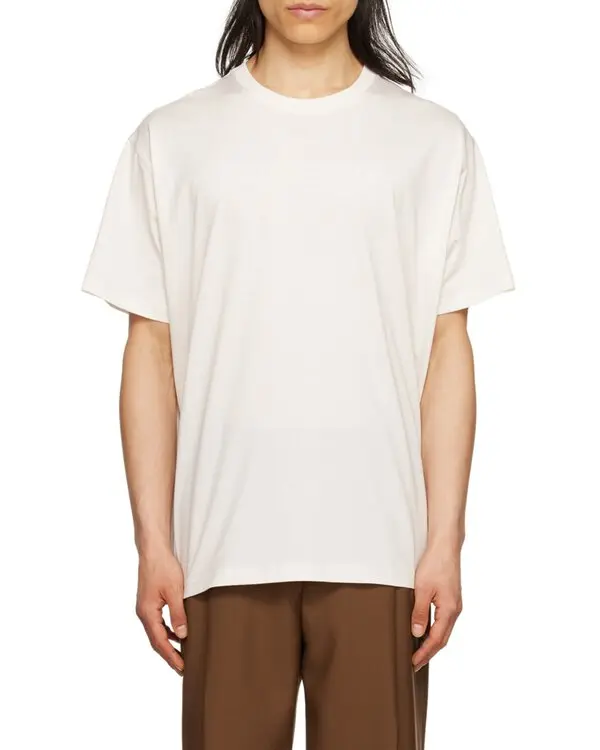 Burberry Logo Detailed Crewneck T-shirt - White
