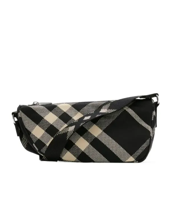 Burberry Checkered Messenger Bag