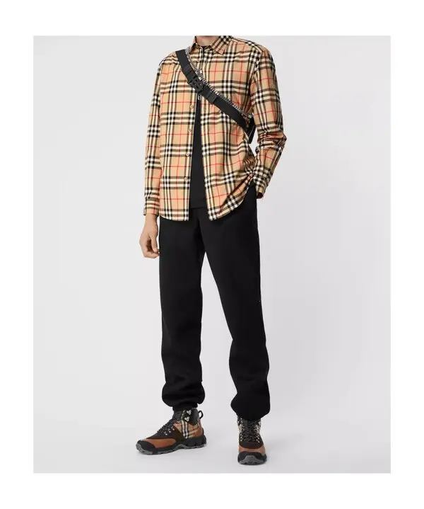 Burberry Long Sleeved Checked Buttoned Shirt