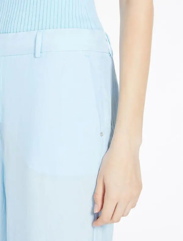 Sportmax Light Slim Bell-bottom Trousers