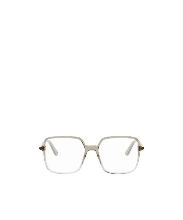 Dior Square Frame Eyeglasses - White