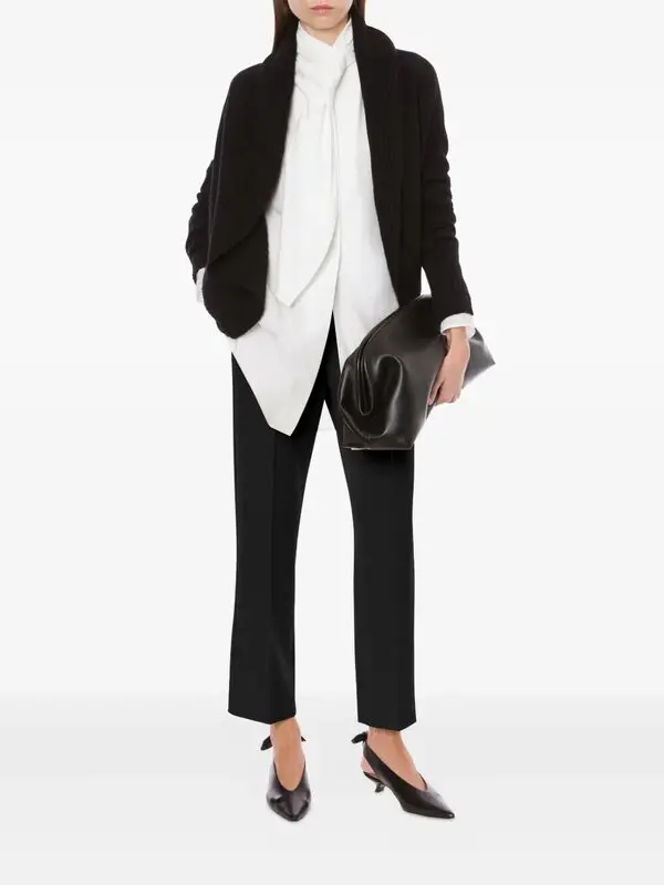 Alberta Ferretti Knot Detail Poplin Shirt