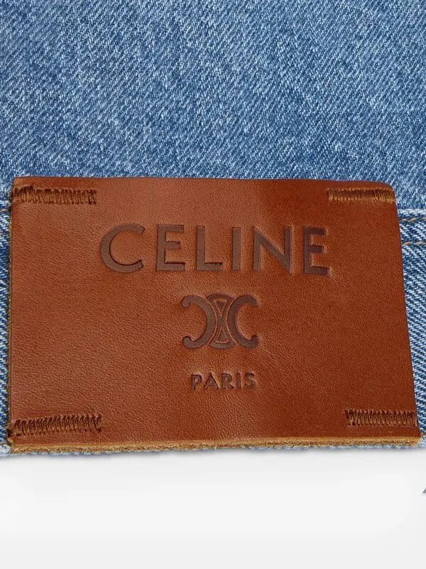 Celine Trucker Jacket In Cotton Denim