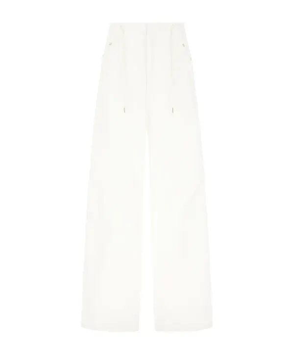 DARKPARK Wide Leg Palazzo Pants - White