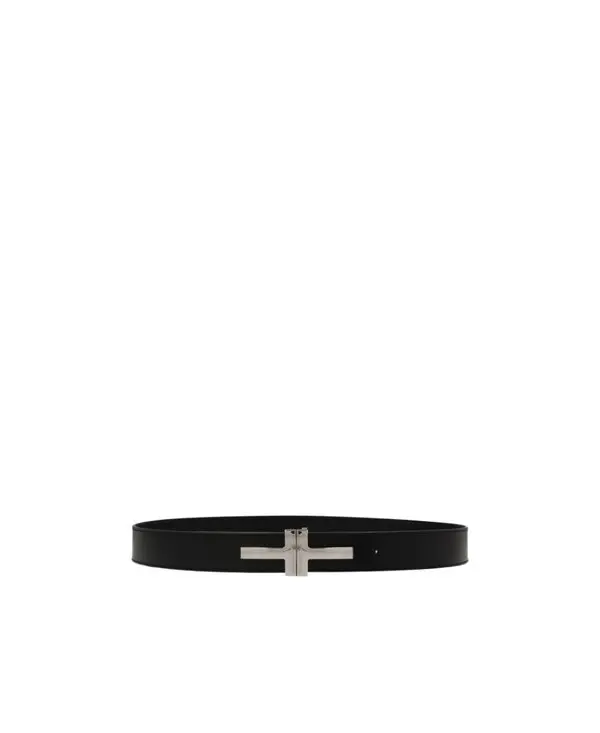 TOM FORD Logo Plaque Belt