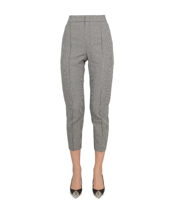 Isabel Marant Étoile Houndstooth Tailored Cropped Pants