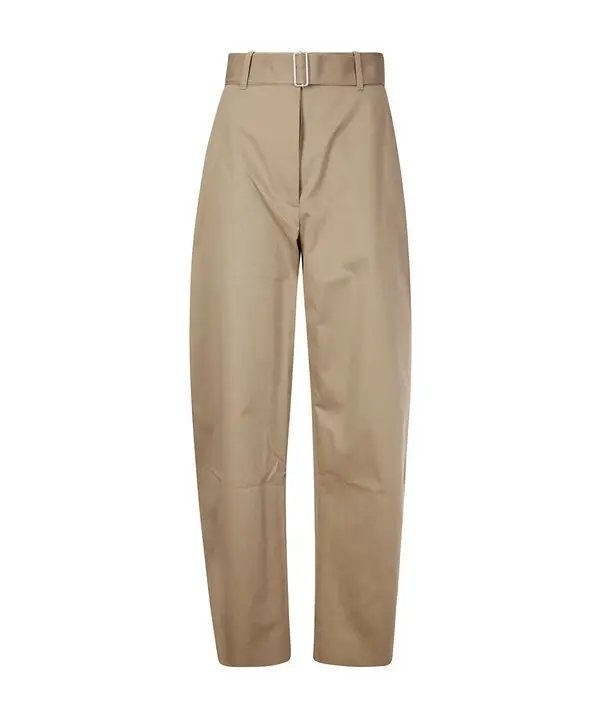 Studio Nicholson High Waisted Tailored Trousers - Nude