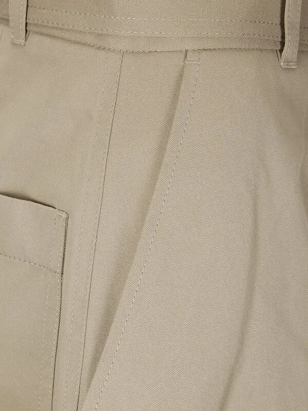 Studio Nicholson High Waisted Tailored Trousers - Nude