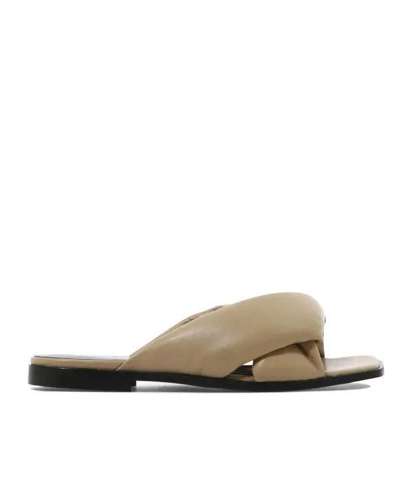 Pinko Padded Open-toe Sandals - Brown