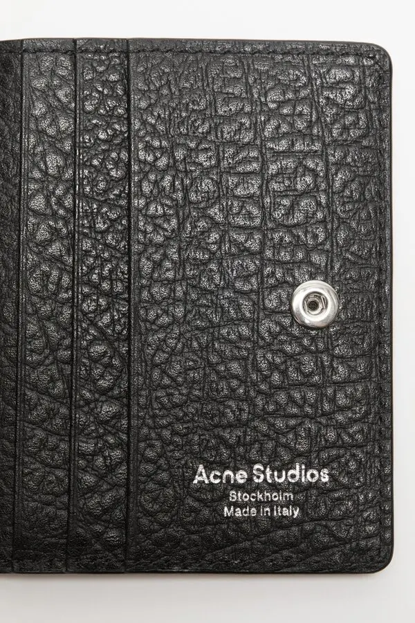 Acne Studios Logo Detailed Bi-fold Card Case