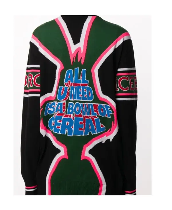 Iceberg Patterned Long Sleeve Sweater