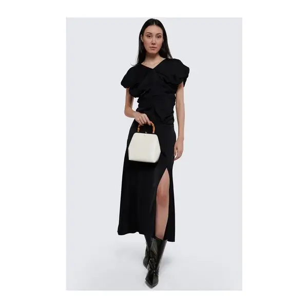JIL SANDER V-neck Short-sleeved Blouse