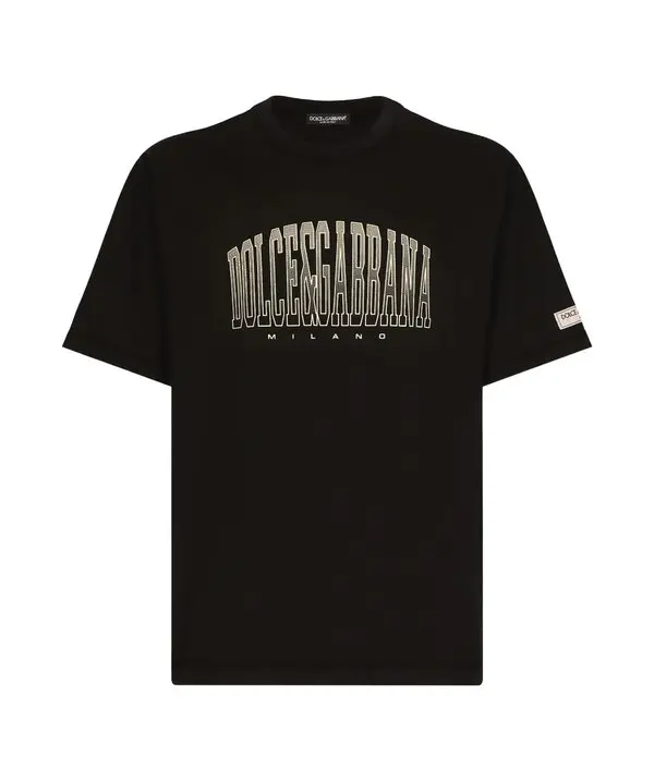 Dolce & Gabbana Dolce Gabbana Logo Printed Crewneck T-shirt