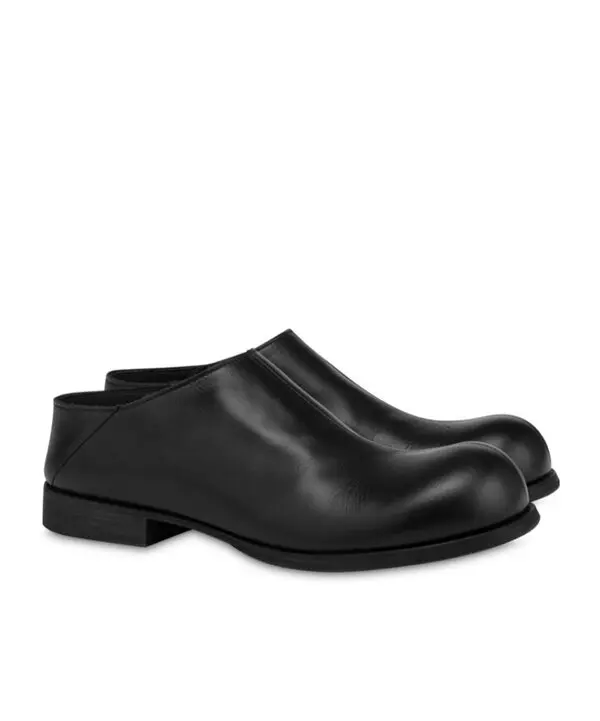 Moschino Leather Slip-on Shoes