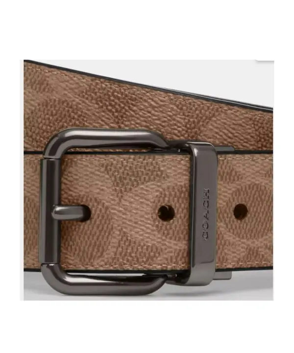 COACH Monogram Buckle Belt