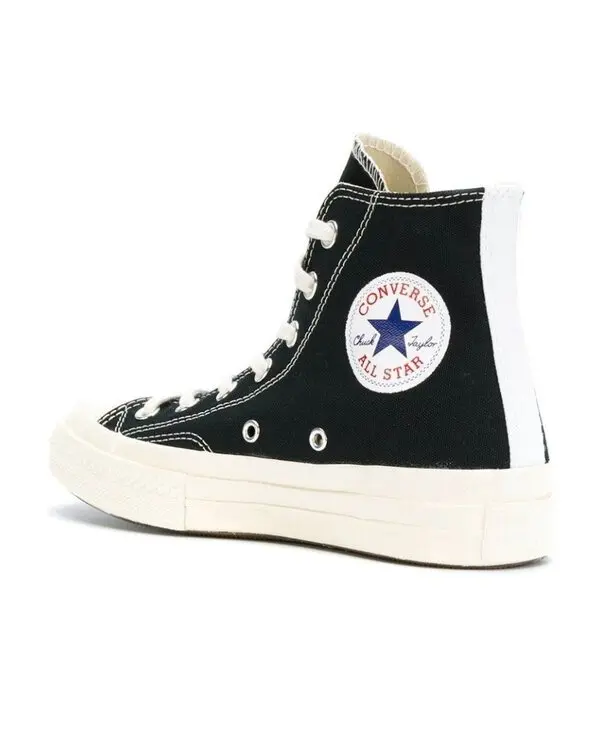 Play Comme Des Garcon High-top Sneakers - Black