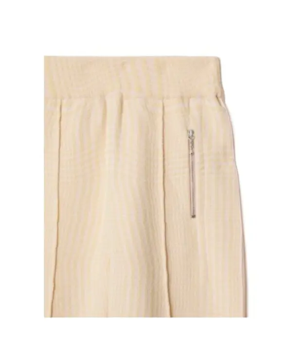 Burberry Houndstooth Jacquard High-waisted Trousers