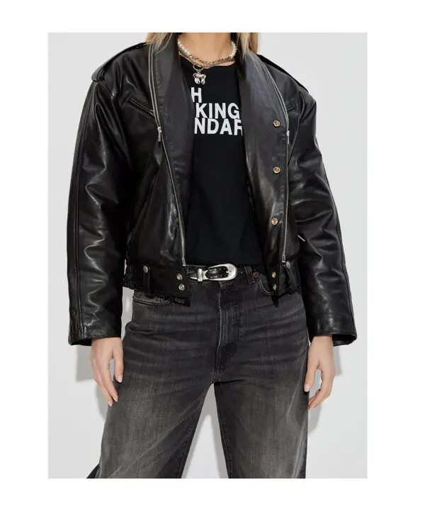 R13 Zip-collar Motorcycle Jacket