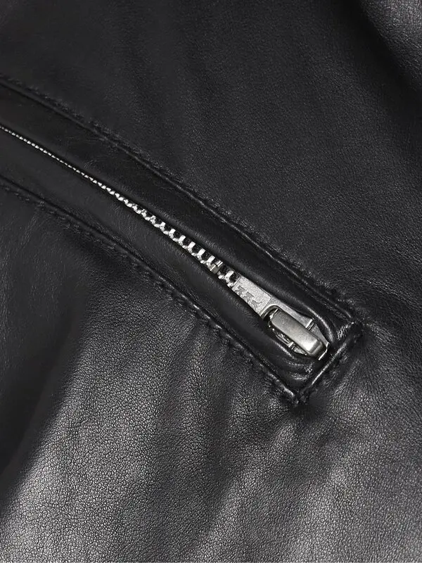 R13 Zip-collar Motorcycle Jacket