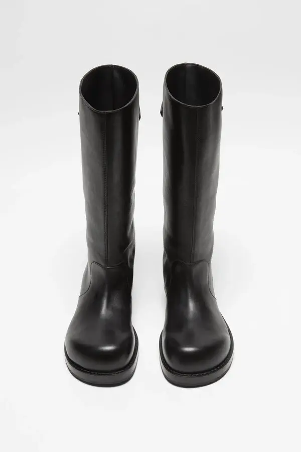 Acne Studios High Shaft Leather Boots