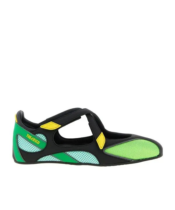 Attico Floor 01' Ballet Flats - Black