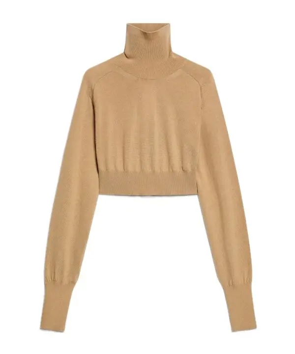Sportmax High Neck Long Sleeve Jumper