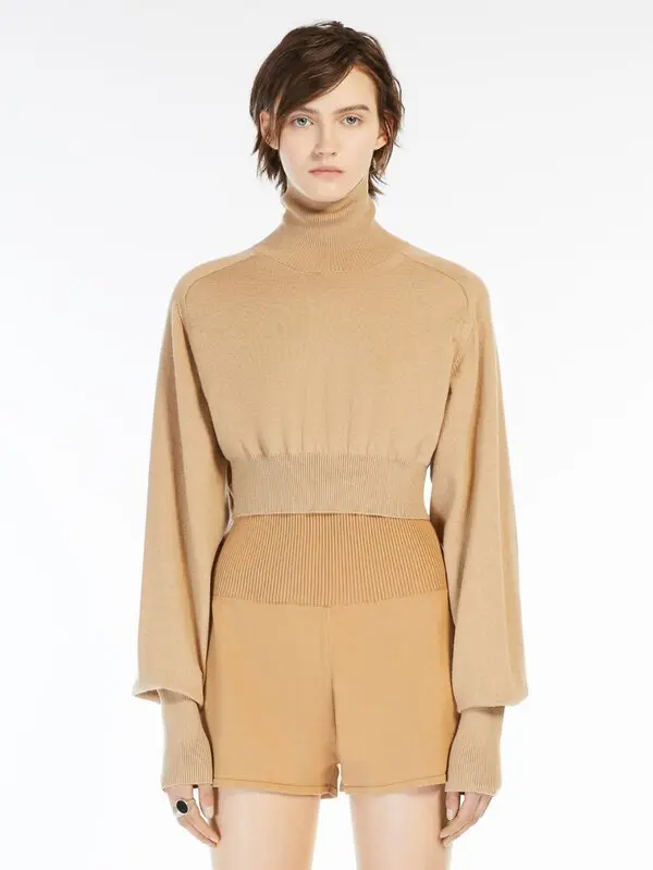 Sportmax High Neck Long Sleeve Jumper