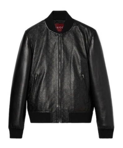 Gucci Monogrammed Zip-up Jacket