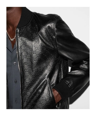 Gucci Monogrammed Zip-up Jacket