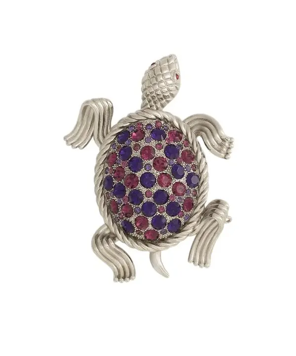 Dolce & Gabbana Dolce Gabbana Turtle-shaped Embellished Brooch