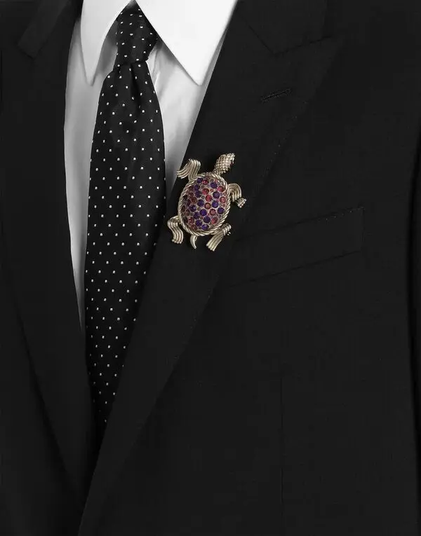 Dolce & Gabbana Dolce Gabbana Turtle-shaped Embellished Brooch