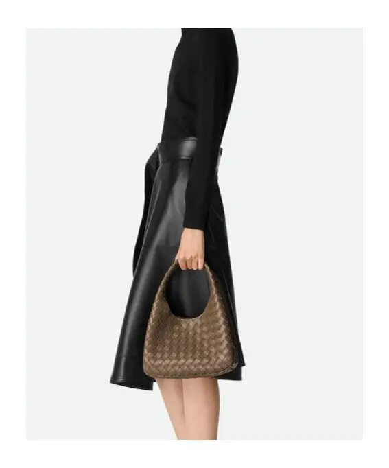 Bottega Veneta Small Campana Shoulder Bag - Pinecone