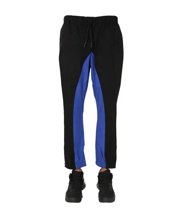 MARCELO BURLON COUNTY OF MILAN Two-color Sweatpants - Black