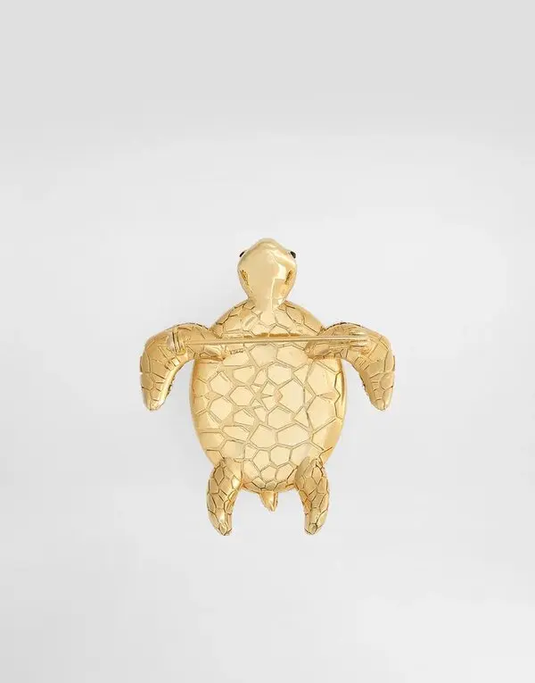 Dolce & Gabbana Embellished Turtle Brooch