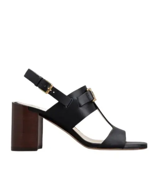 TOD'S Kate Logo Plaque High Heel Sandals