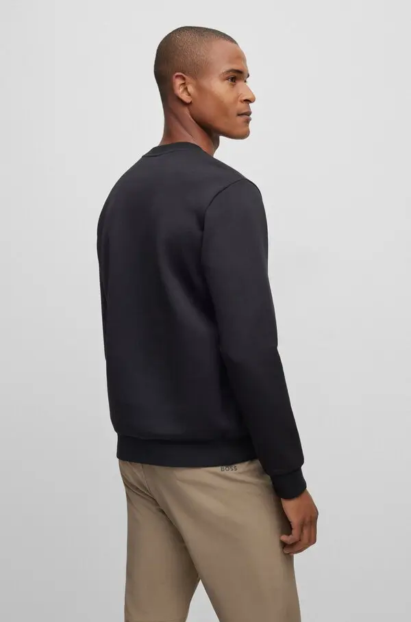 Hugo Boss Graphic Logo Striped Sweatshirt